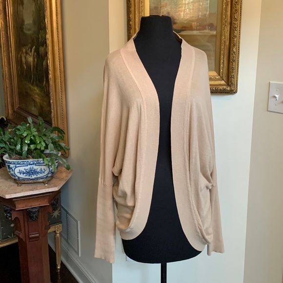 Talbots | Sweaters | Soft Tan Open Sweater | Poshmark